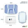 Ello Color Lock 9x13 Glass Baker with Carrier, Windy Blue - Walmart.com