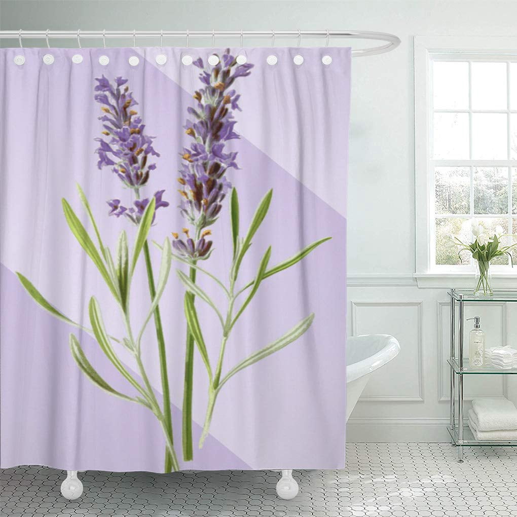 SUTTOM Flowers Lavender Purple and Elegant Spring Summer Sun Fields ...