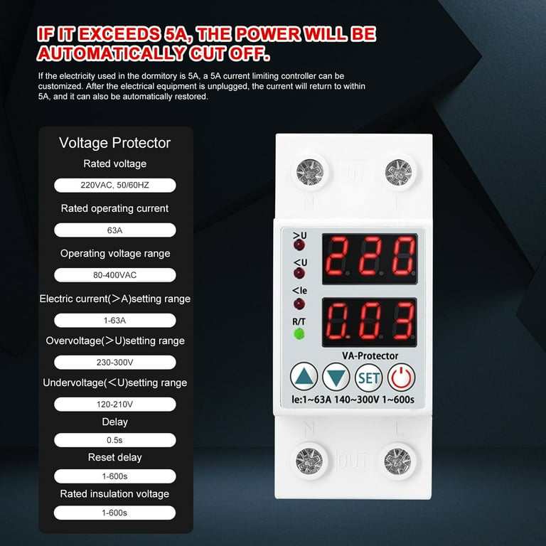 Surge Protector For Refrigerator Double LED Display Single Phase ...