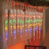 Battery-Operated Icicle Lights by Fox River Creations - Colorful LED ...