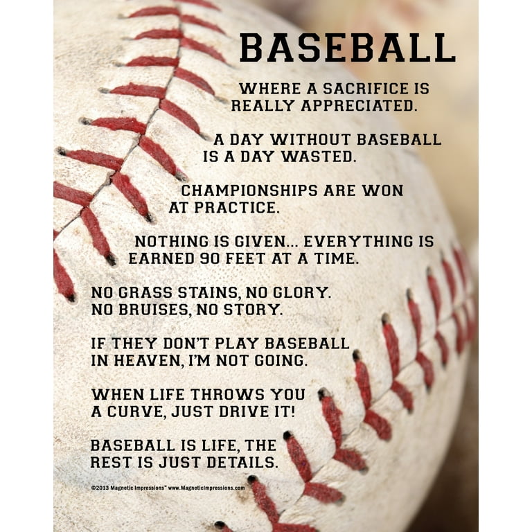 Inspirational Baseball Quotes About Life