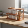 JWQFBC Tea Set Display Stand Space Saving Multi-Tier Cup Rack opening ...
