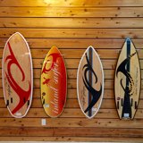 Vertical Surfboard Display Rack | Clear Acrylic Wall Mount - Walmart.com