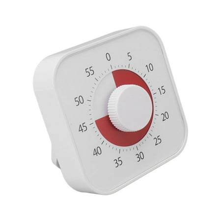 Visual Countdown Timer, Safe Silent Visual Timer 60mins Clockwise ...