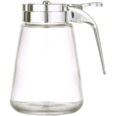 Clear Syrup Dispenser for Pancakes - No Drip Honey Dispenser Plastic ...