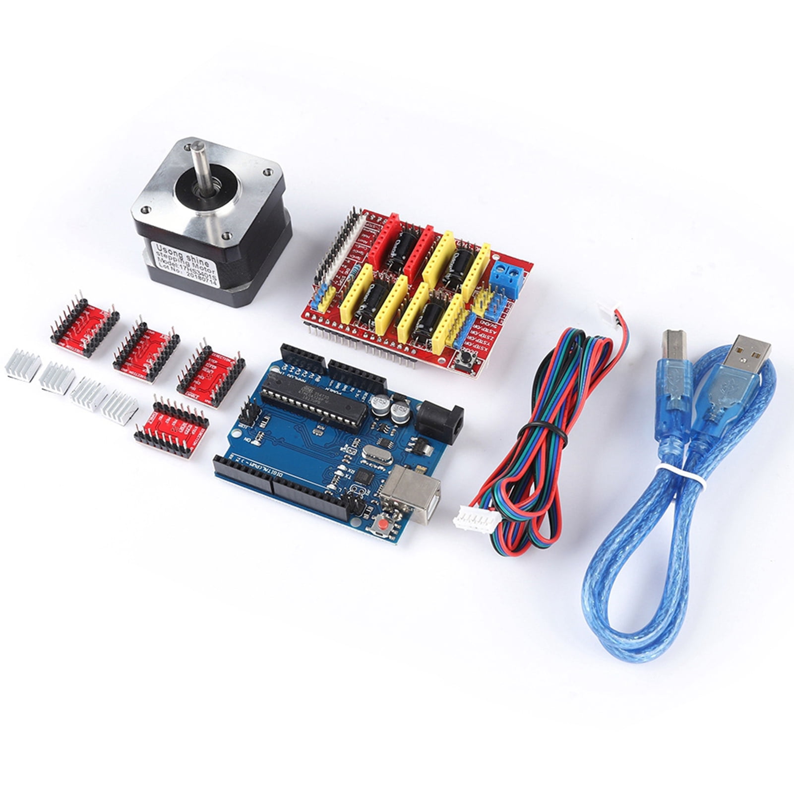 Quimat CNC, para Quimat CNC Shield Nema Motor paso a paso Controlador de motor paso a paso ...