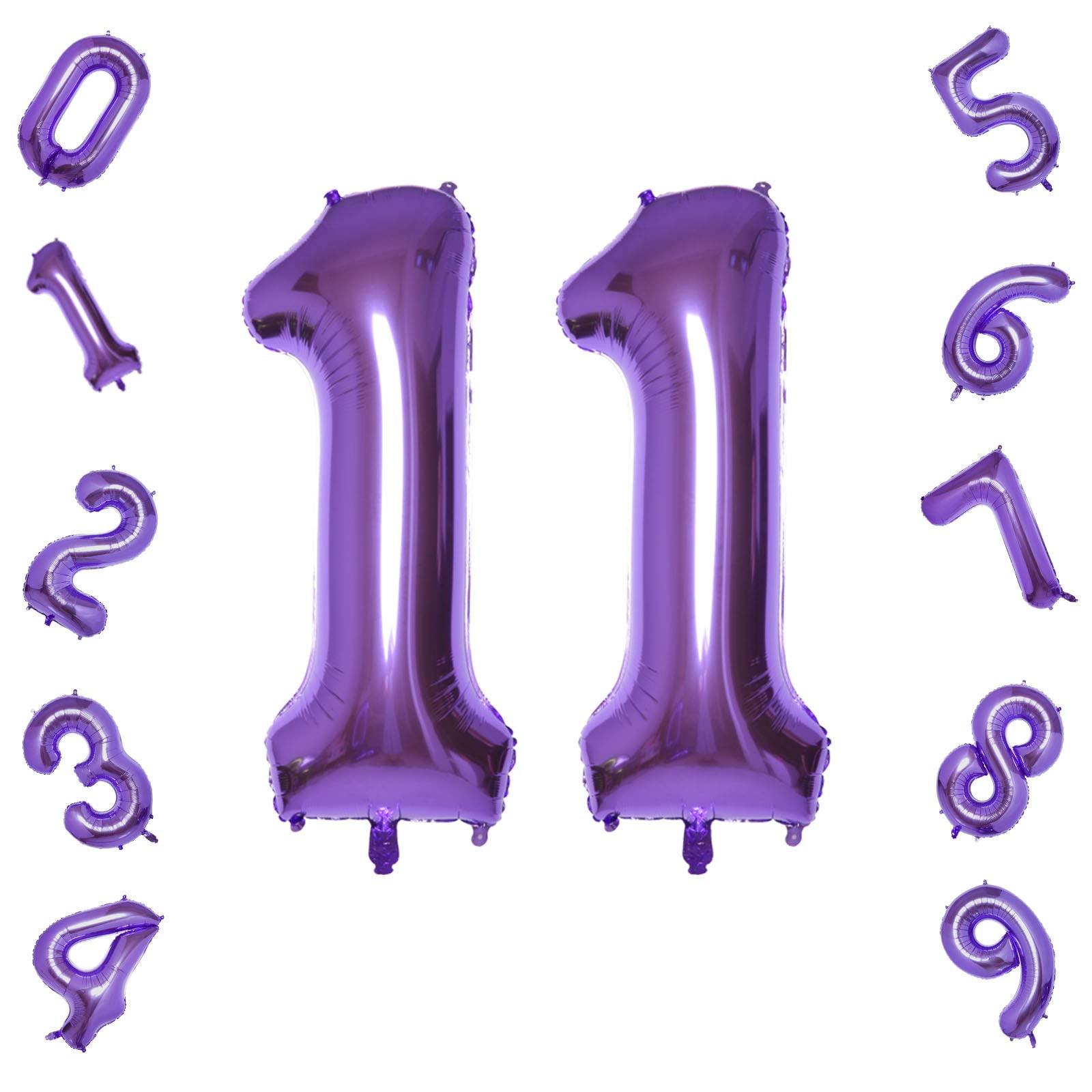 Purple Number 11 Balloons,40 Inch Birthday Number Balloon Party ... Purple Number 11 Balloons,40 Inch Birthday Number Balloon Party ...