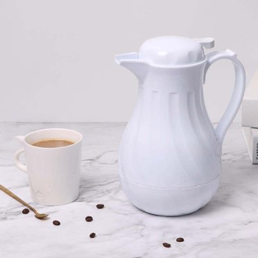 Hormel, HOR4022, Insulated White Swirl Carafe, 1 Each, White - Walmart.com