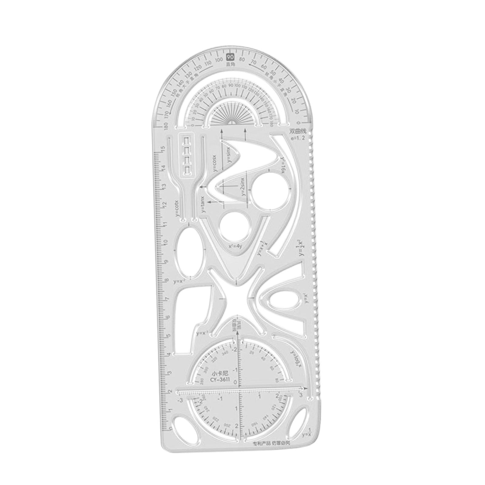 Regla geométrica Macarena 223 cm x 89 cm Borrador de medición ...