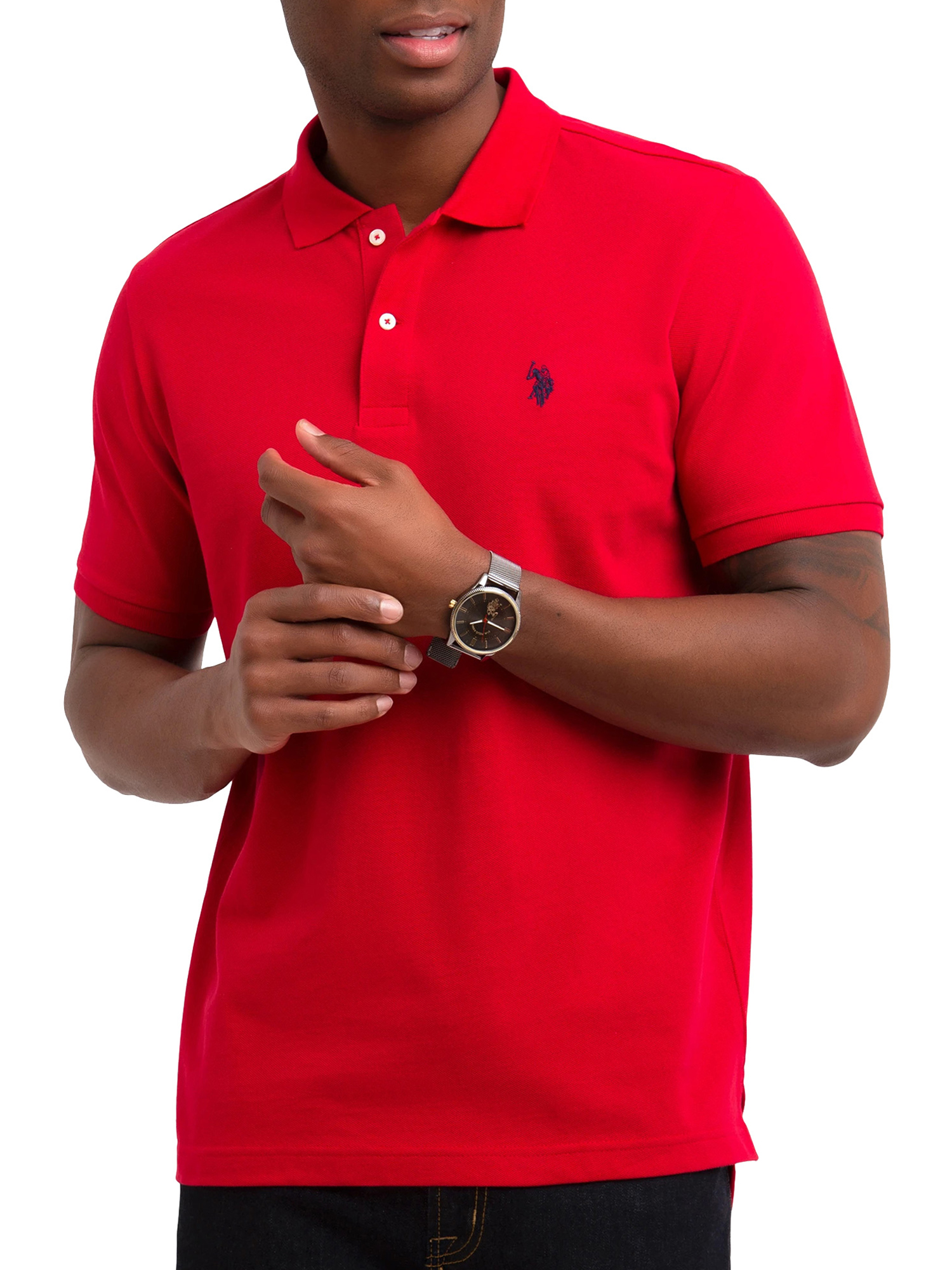 US Polo Assn U S Polo Assn Men s Pique Small Logo Polo Shirt US Polo Assn U S Polo Assn Men s Pique Small Logo Polo Shirt