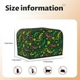 2 Slice Toaster Cover with Pockets - Yellow Pink Cute Lizard Water ...