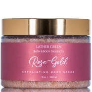 Ogx Body Scrub & Wash Rose Water & Pink Sea Salt 19.5 Ounce (577Ml ...