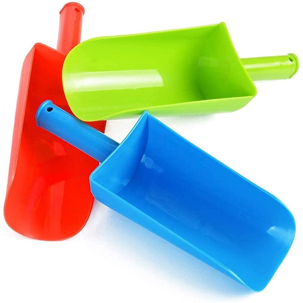 PEACNNG Jumbo Beach Shovels Toys, Sand Scoops for Kids, Heavy Duty ...