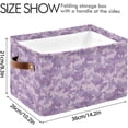 Coolnut Digital Camouflage Purple Foldable Storage Basket for Shelves ...