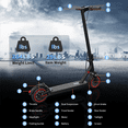 PRINTE Electric Scooter 350W with Double Shock Absorption and App LCD ...