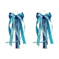 2 Pack Nylon Boot Bows Tassel Decorations Easy Clip On Fade Resistant ...