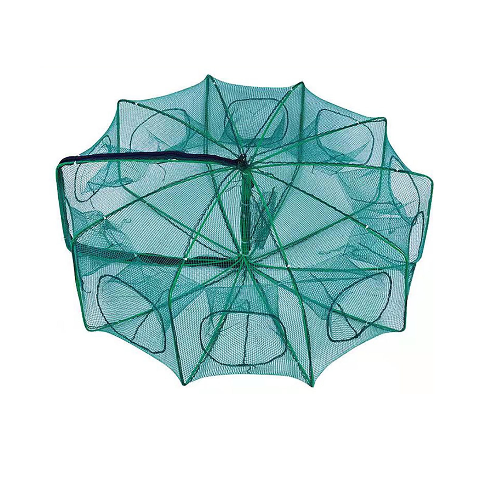 Fisherman Portable Collapsible Fishing Net Mesh Cage Trap Fishing Gear ...