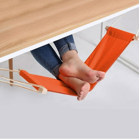 ANGGREK Folding Office Hanging Foot Rest Strap Adjustable Airplane Desk ...