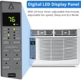 Tropow 6,000 BTU Window AC Unit, Fast Cooling for 250 Sq.Ft., Remote ...