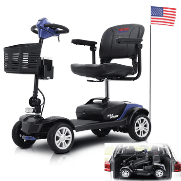 Drive Medical Bobcat X4 Compact Transportable Power Mobility Scooter, 4 ...