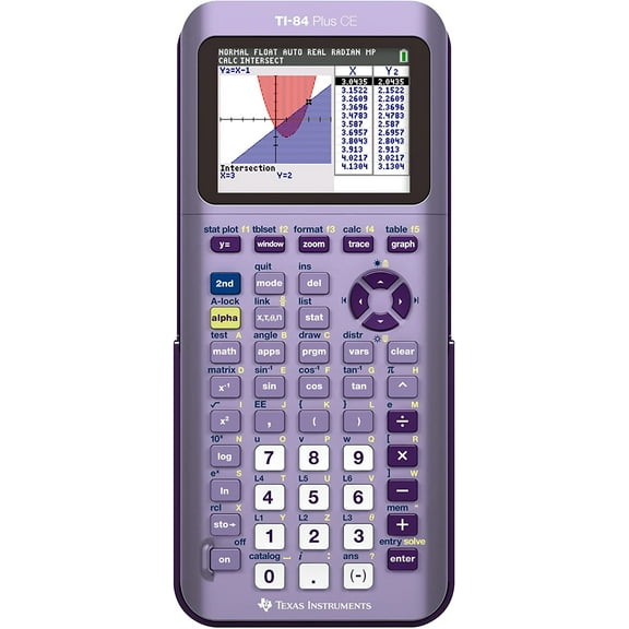 Texas Instruments TI-84 Plus CE Color Graphing Calculator, Bright White ...