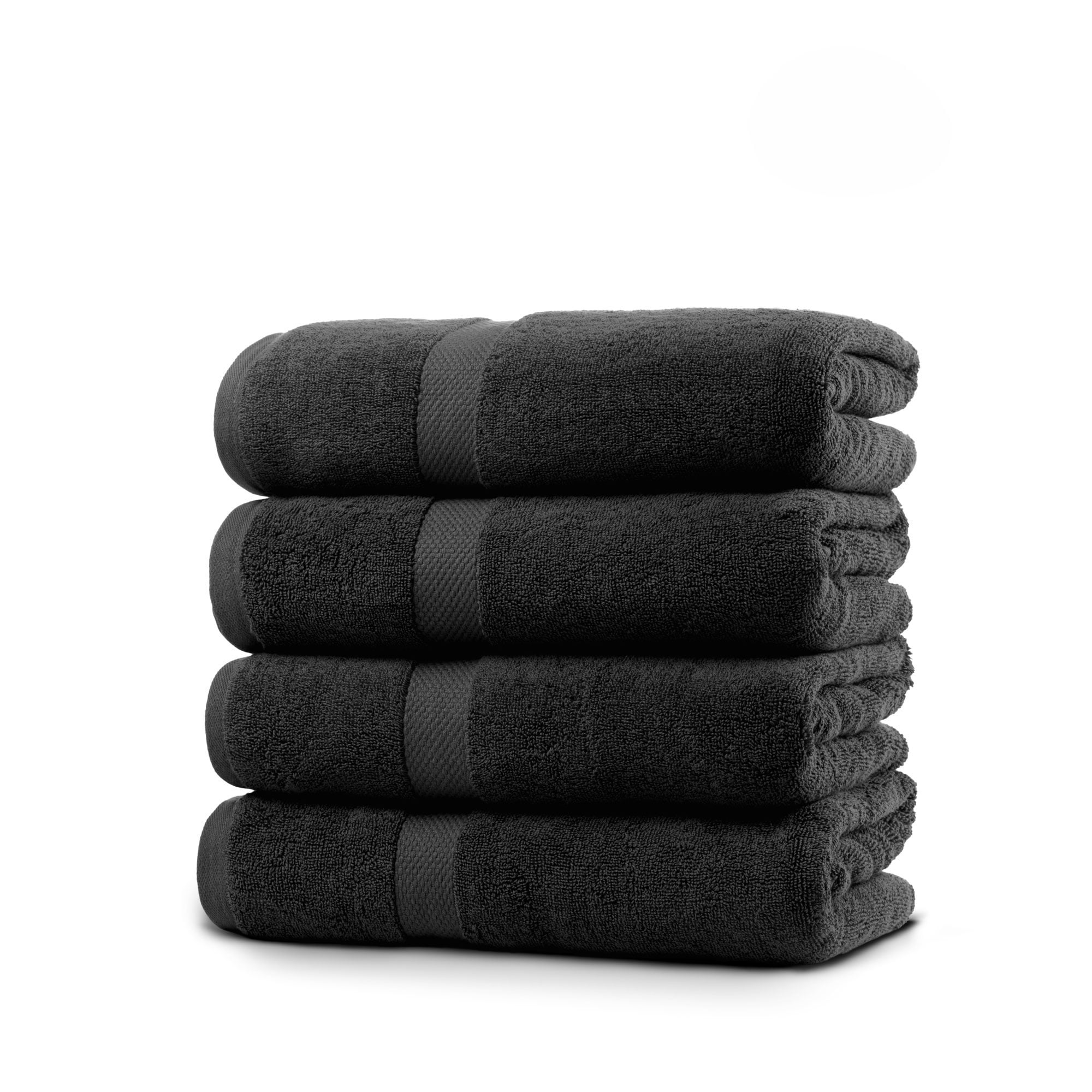 Villa Celestia makeup towel 100% Cotton Black towels for face and body ...