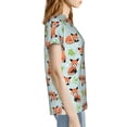 Cute Red Panda T-Shirt Crew Neck Short Sleeve Full-Print for Women ...