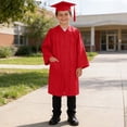 Graduation Dress Knitted Robe with Hat Shiny Graduation Gown for ...