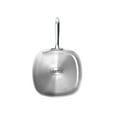 Gotham Steel Stainless Steel Premium 10” Square Frying Pan, with Super ...