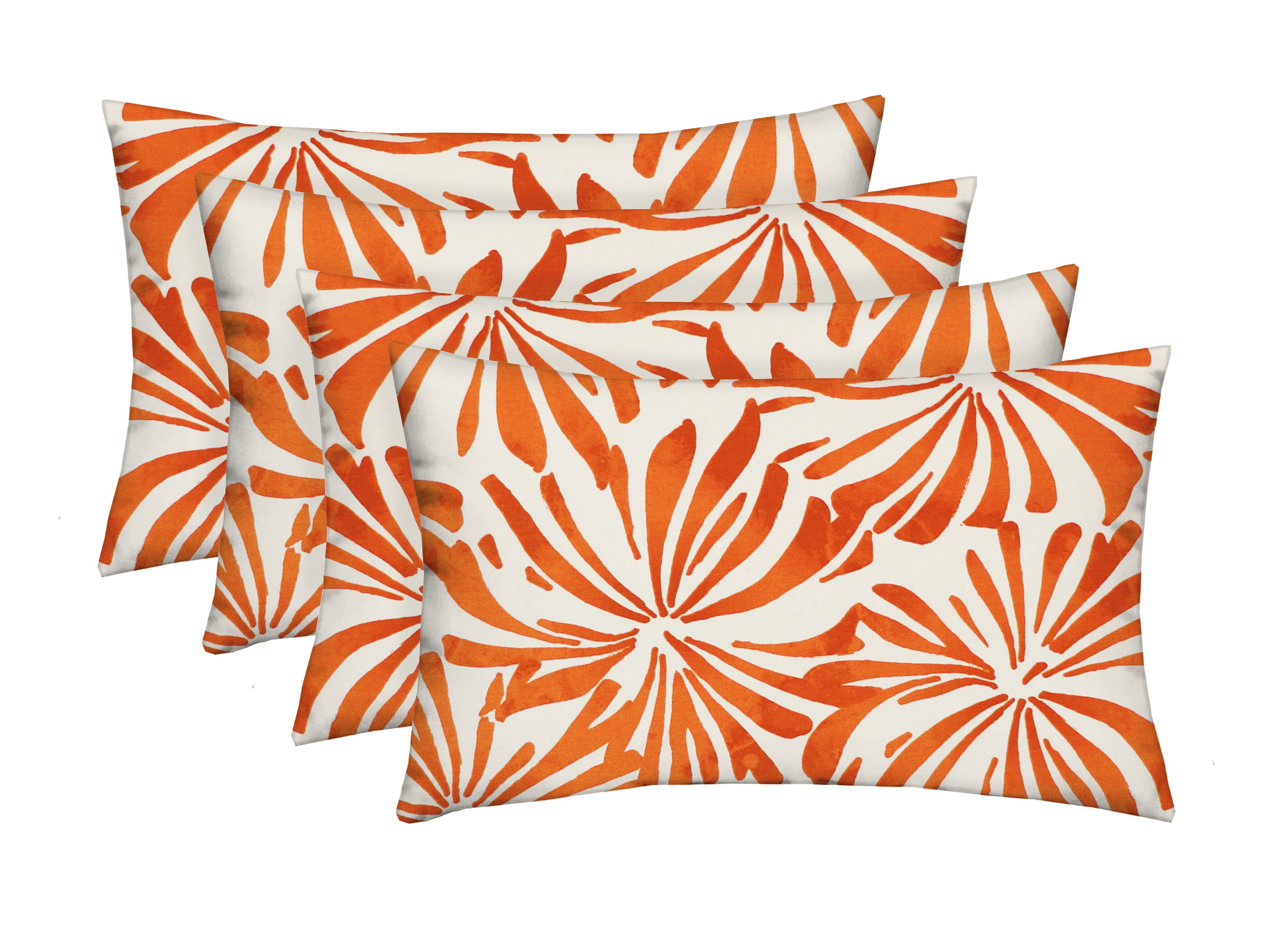 RSH Décor Indoor Outdoor Set of 4 Pillows 26" x 16", Aria Fiesta Rust ...
