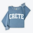 Crete Lightweight Cotton Crewneck T-Shirt, Greece, Greek Islands, Beach ...