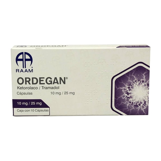 Ordegan 10 mg/25 mg 10 cápsulas | Walmart en línea