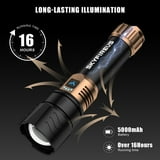 SKYFIRE LED flashlight High lumen, super bright rechargeable flashlight ...