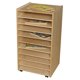 Wood Designs Contender Mobile Paper and Puzzle Storage Center - Walmart.com