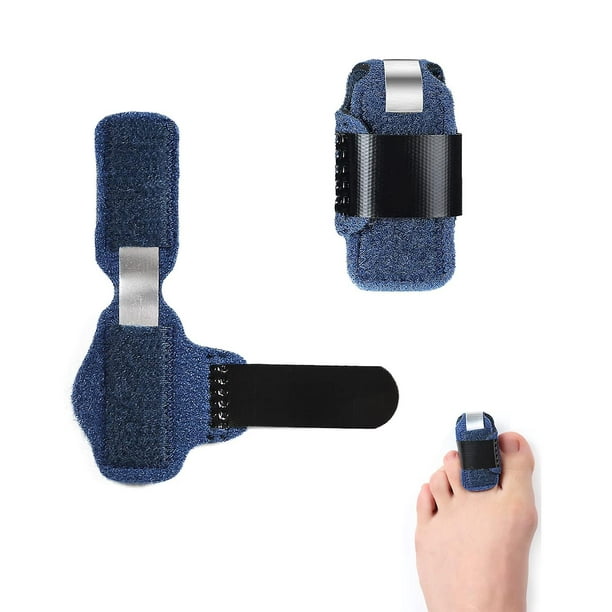 1 Pair Toe Splint Broken Toe Brace, Toe Straightener For Hammer Toe ...