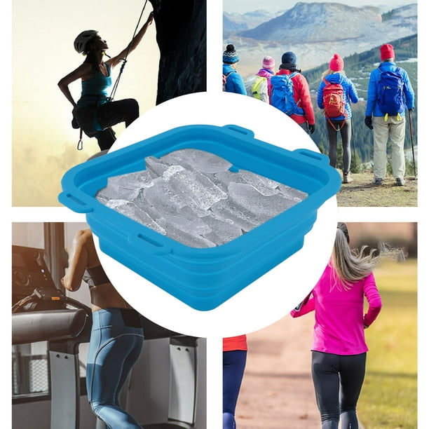 Foldable Ice Bath Tub, Silicone Ice Bath Tub Ice Bath Tub Bucket ...
