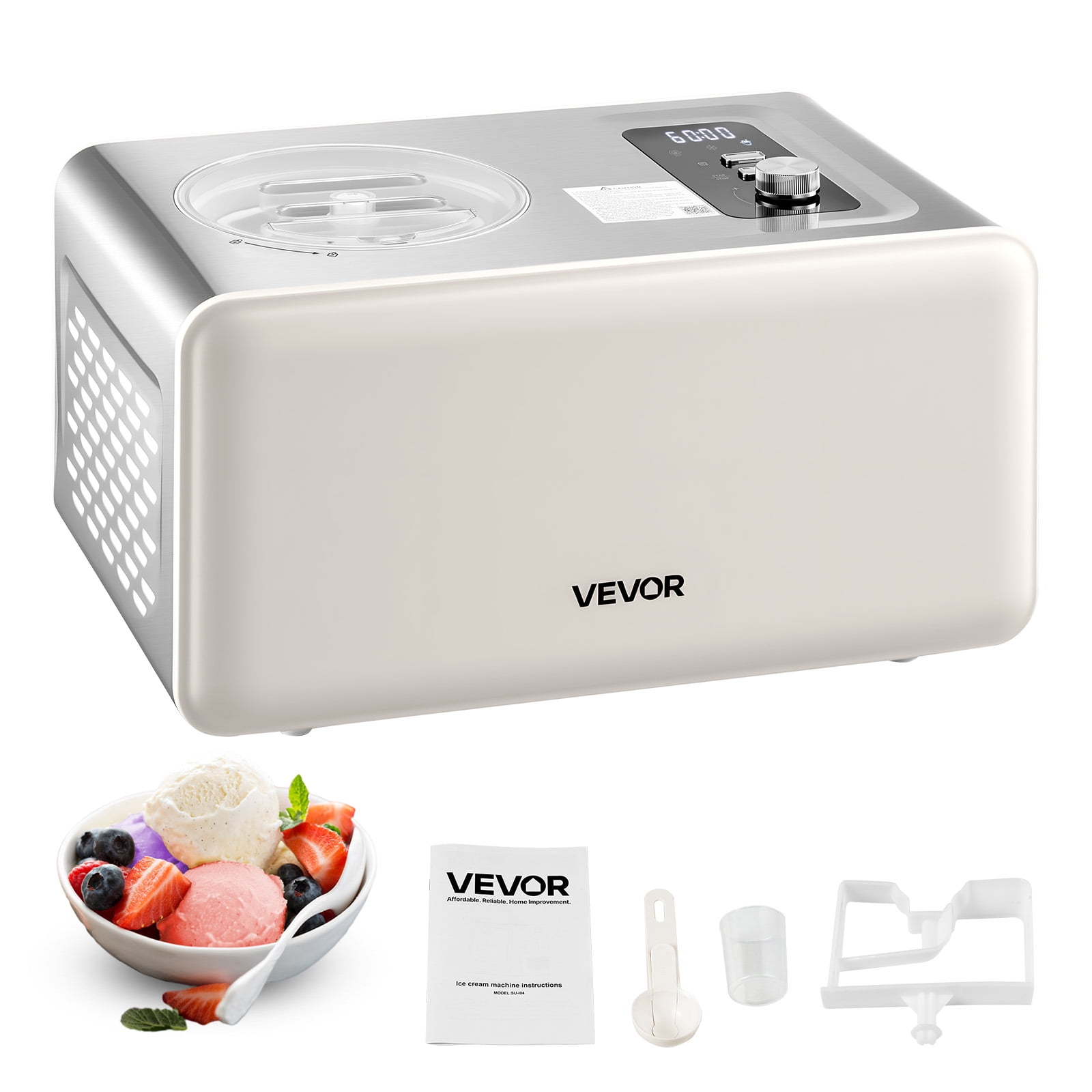 Click here for Vevor 2 Quart Automatic Ice Cream Maker With Built... prices