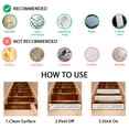15Pcs PVC Plastic Self-Adhesive Stairs Stickers Waterproof Backsplash ...