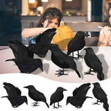 OAVQHLG3B Halloween Decorations Black Crow Halloween Garden Decoration ...