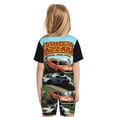 Dukes Orange Car Haz-zard Pajamas Set Summer Cartoon Printed Short Set ...