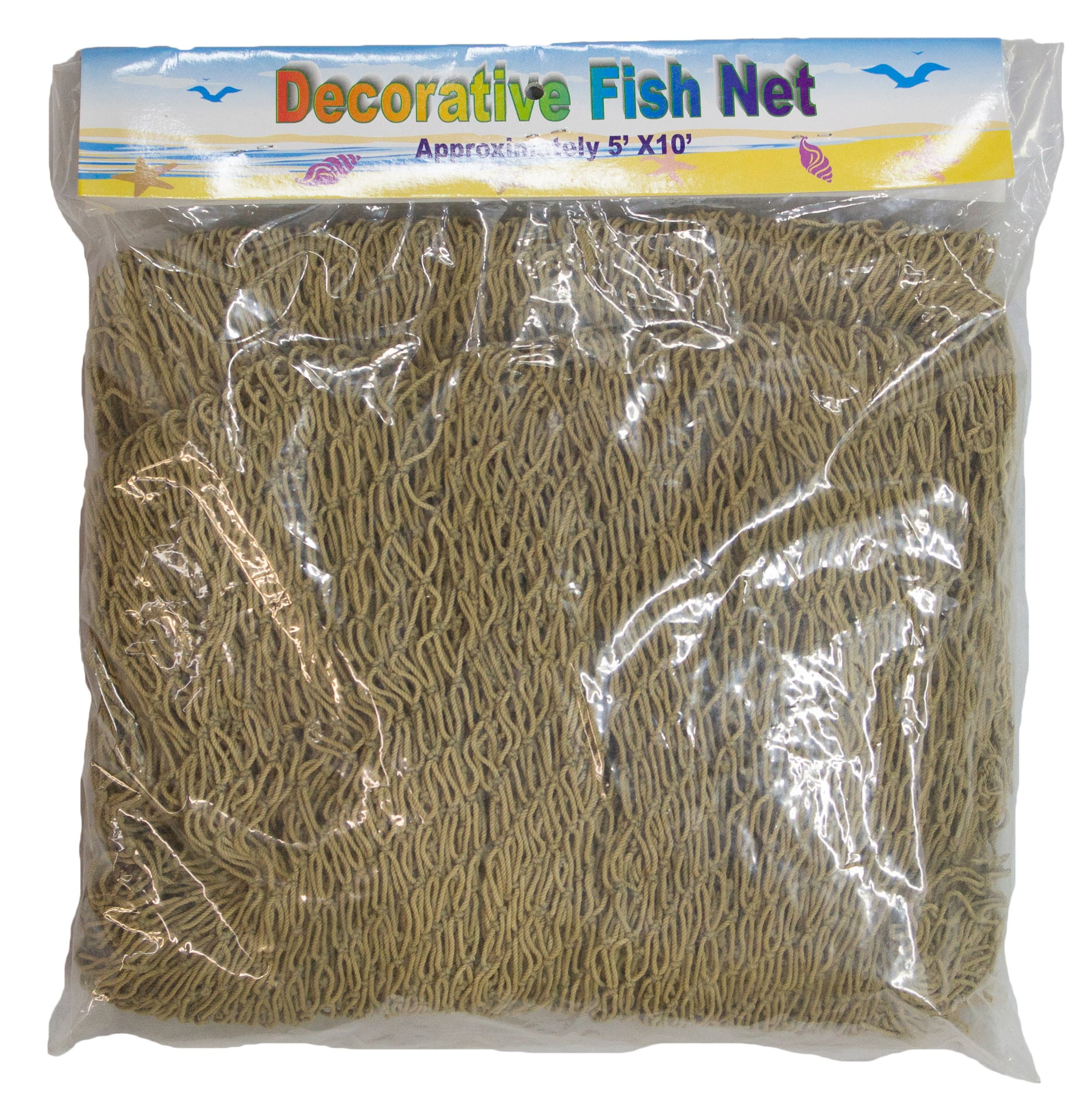 Nautical Decoration - 5 foot by 10 Foot Decorative Fish Net - Walmart.com