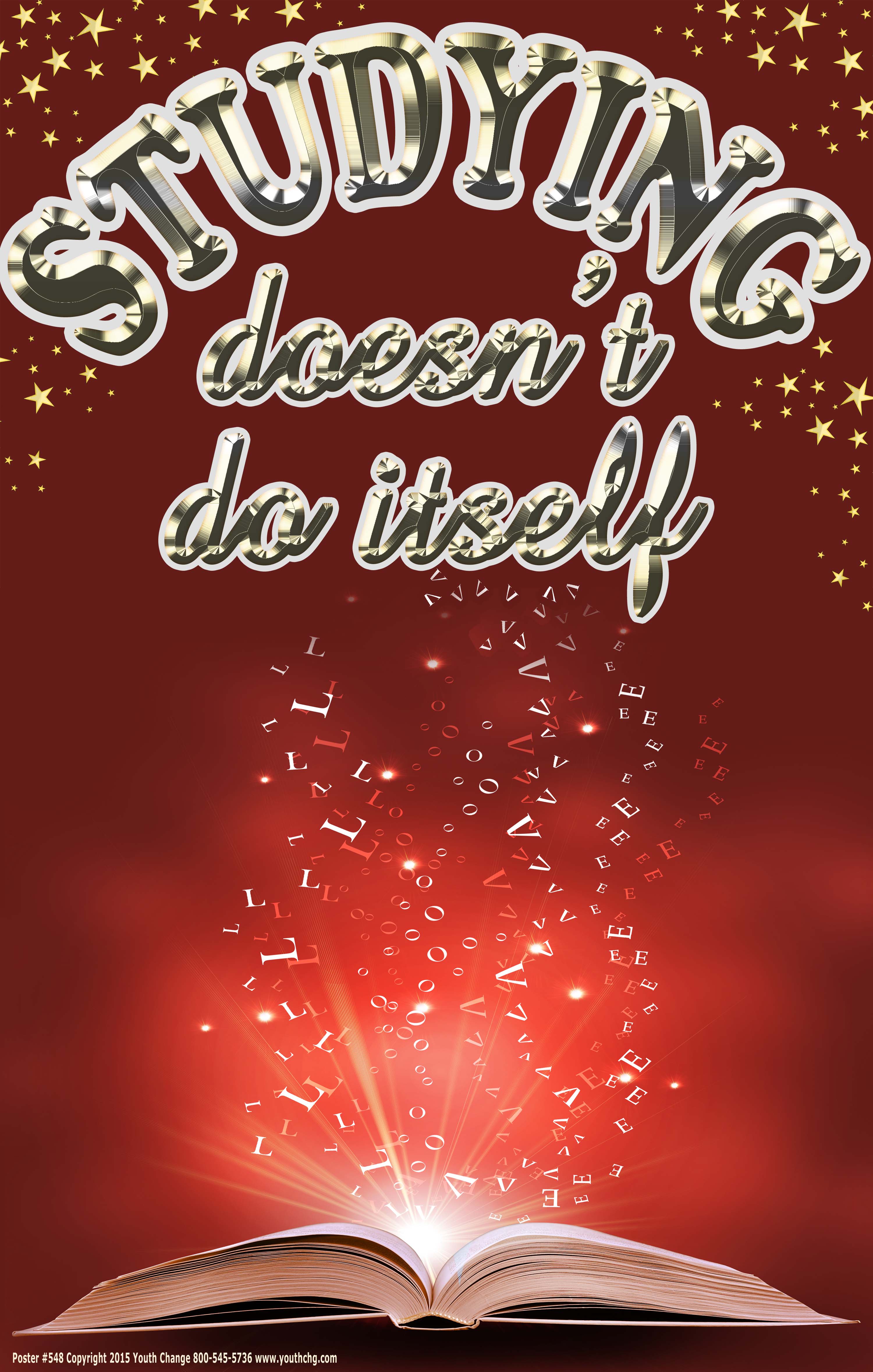 Youth Change Poster #548 Classroom Student Study Skills Poster ...