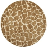 SAFAVIEH Soho Keeley Geometric Wool Runner Rug, Beige/Brown, 2'6" x 10 ...