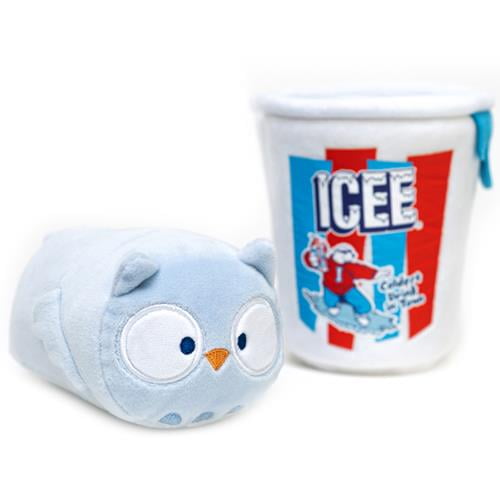 Anirollz x Icee Owl Plush with Slush Toy Blanket Small 6" Owlyroll ...