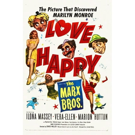Marx Brothers - Love Happy 01 Poster Print by Hollywood Photo Archive ...