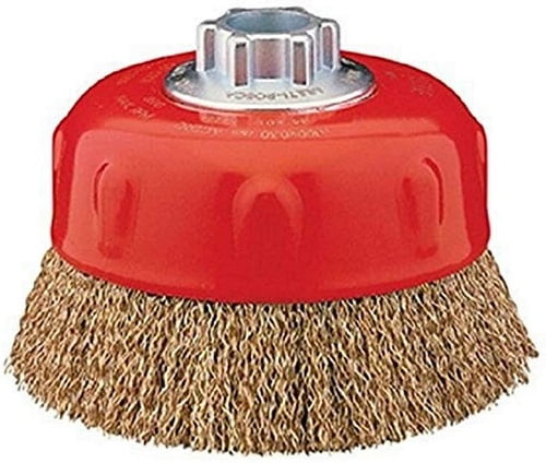 Alfa Tools WB67172 4" Crimped Cup Brass Wire Wheel - Walmart.com