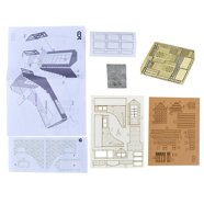 Wood Model Kit - Fort - 5-3/8 x 2-3/8 inches - Walmart.com