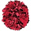 Chass√© Metallic Cheerleading Poms - Baton Handle, Red, for ...