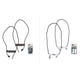 Nash Ice Hockey Goalie Pad Rotator System - Shock Cord Toe Ties, Pair ...