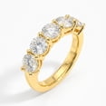 6 Carat 14K Yellow Gold IGI Certified Lab Grown Round Diamond Five ...